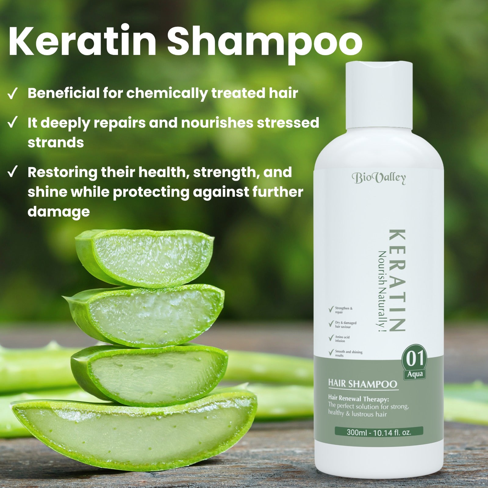 Keratin shampoo : A key to smooth, strong and healthy hair – Bio Valley
